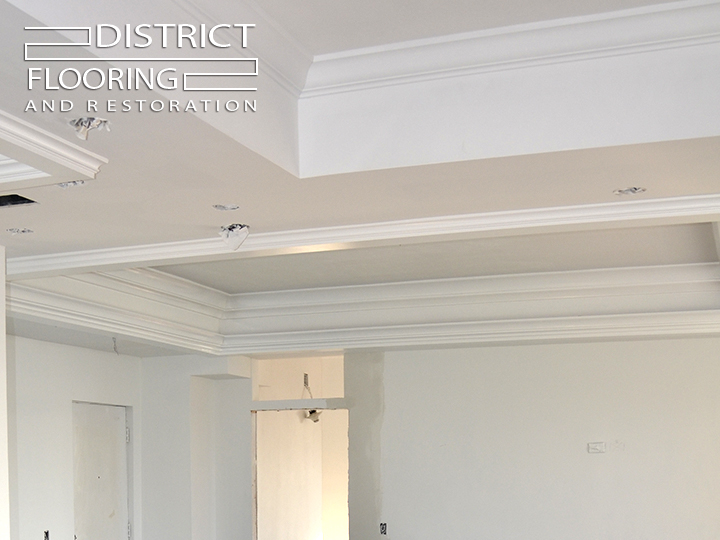 Base and crown moulding supply & installation by DFR in Tampa Florida